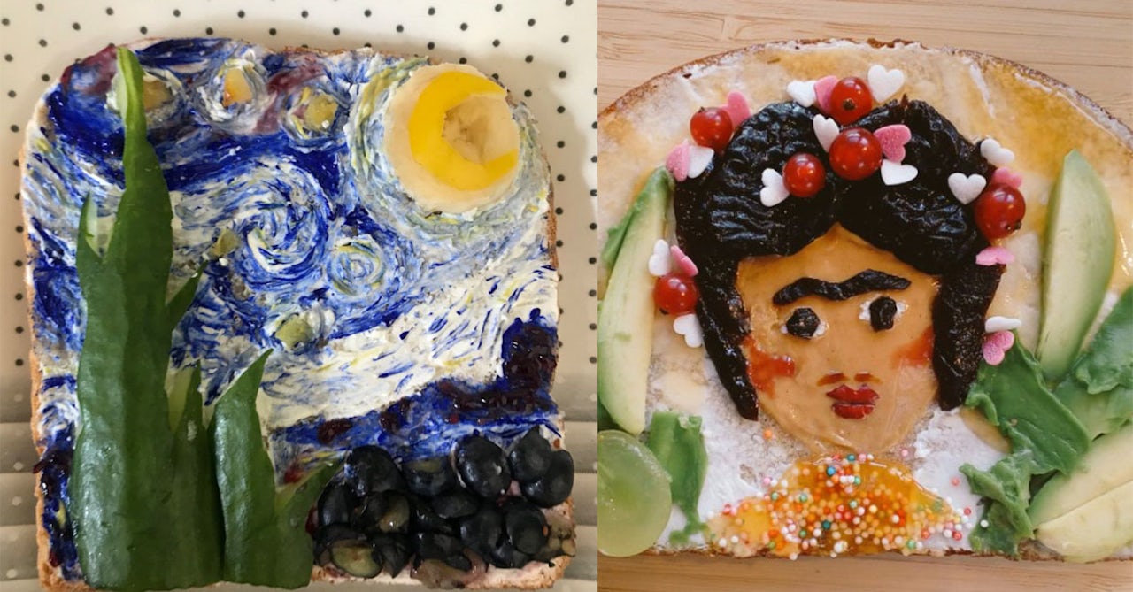 Enjoy these classic works of art reinterpreted as toast | The Outline